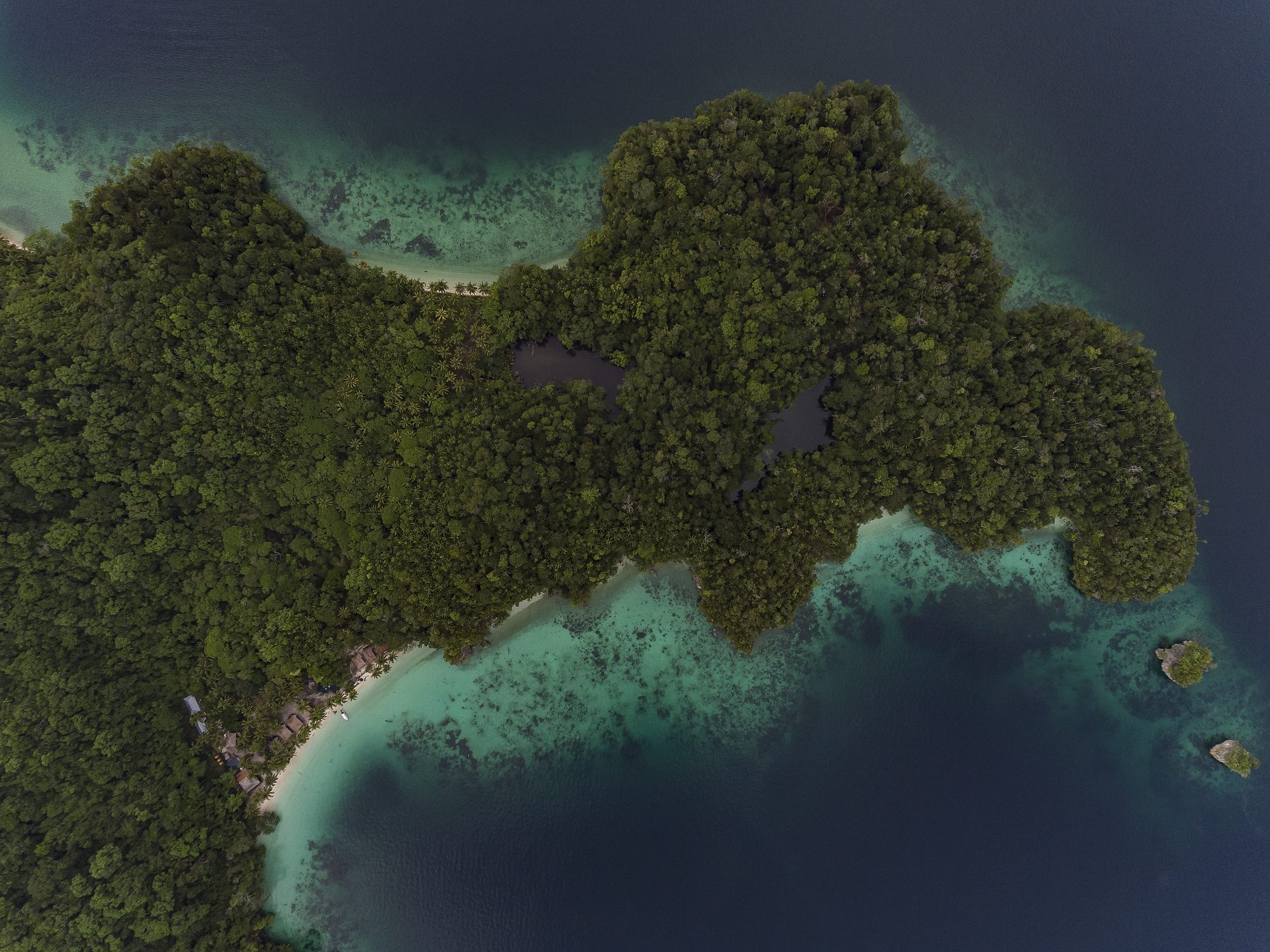 Bird's Head Seascape A Bird's Eye View of Triton Bay and Triton Bay ...