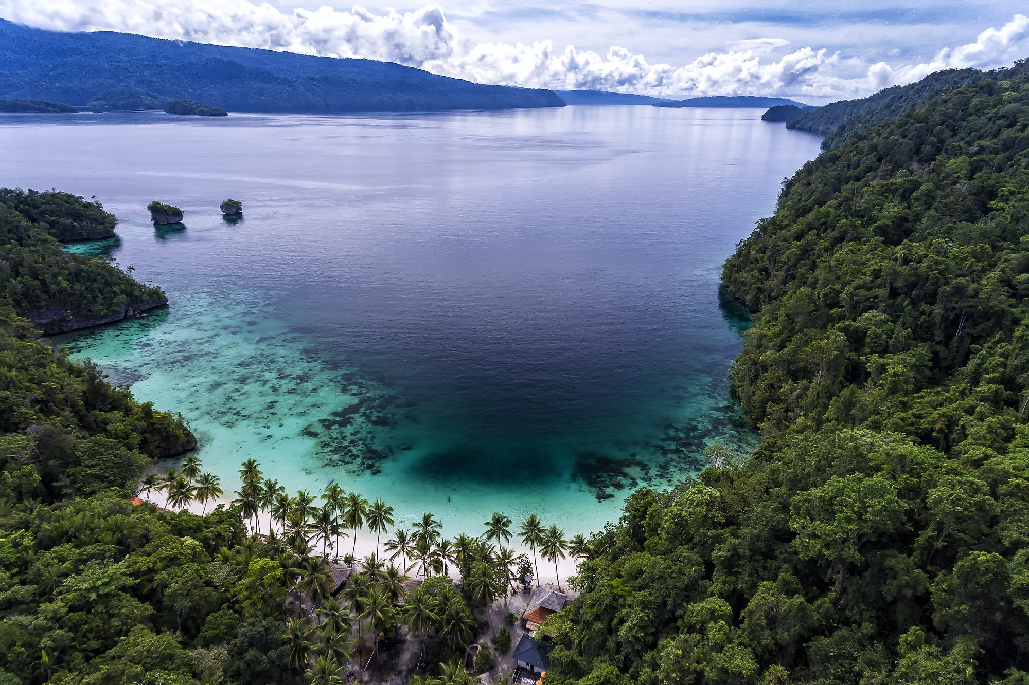 Bird's Head Seascape A Bird's Eye View of Triton Bay and Triton Bay ...